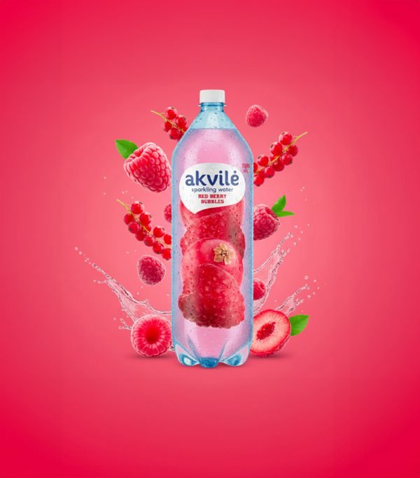 Akvile Red Berries Bubbles - Europen Drinks